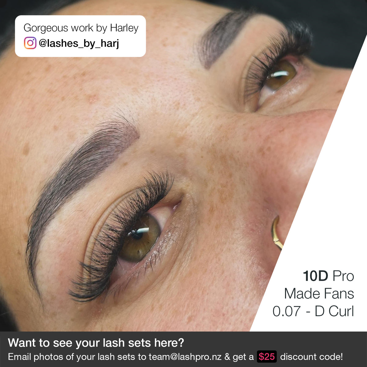 5D 1000 Pro Made Lash Fans - Strips - D Curl 0.07 – Lash Pro NZ